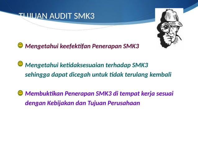 INTERPRETASI Audit Internal SMK3 INTERPRETASI Audit Internal SMK3.pptx