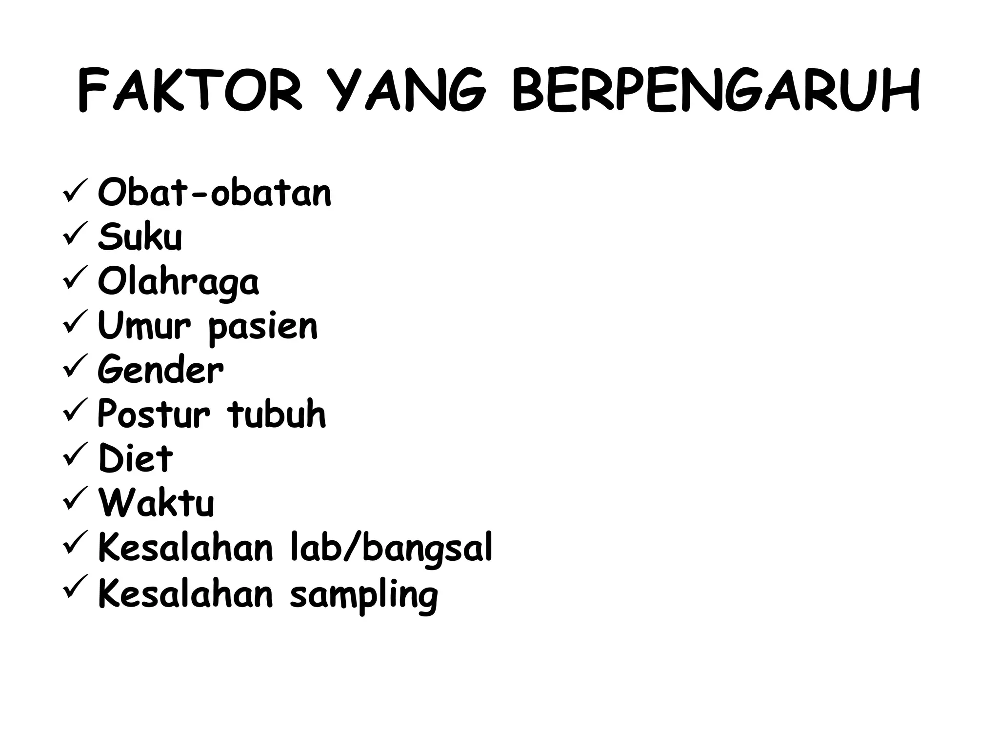 Interpretasi data laboratorium 4 | PPTX