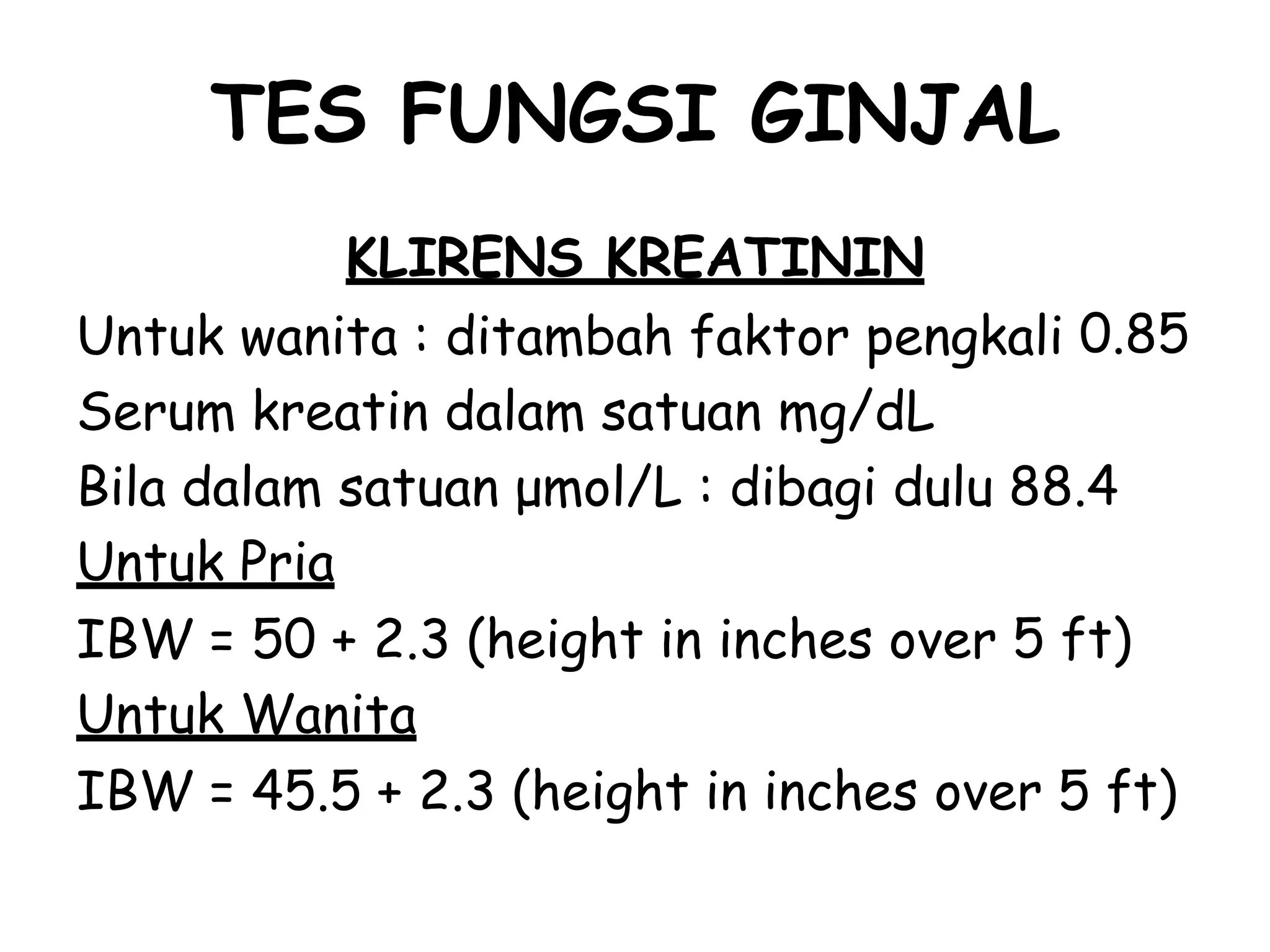Interpretasi data laboratorium 4 | PPTX