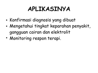 Interpretasi data laboratorium 4 | PPTX