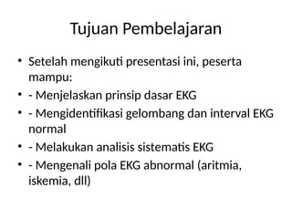 Interpretasi EKG Presentation Interpretasi EKG Presentation | PPTX