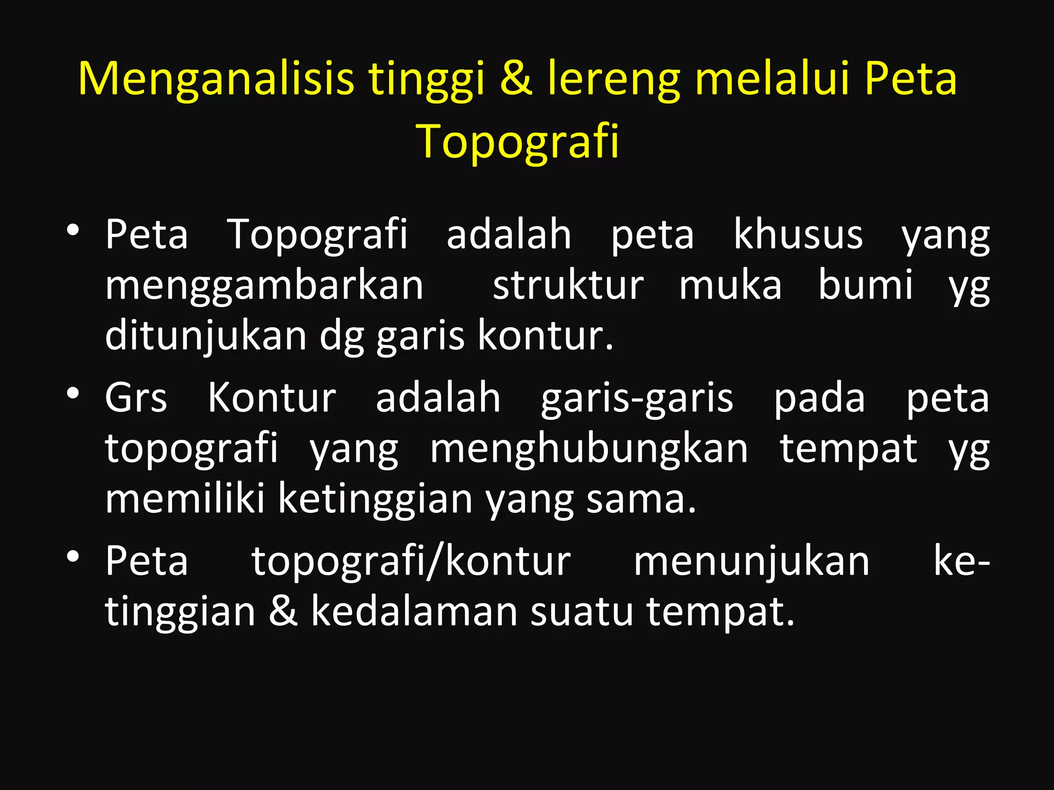 Interpretasi peta ix 1 | PPT