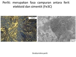 Interpretasi strukturmikro baja | PPTX