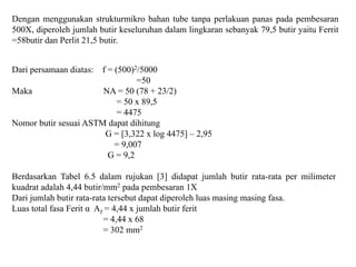 Interpretasi strukturmikro baja | PPTX