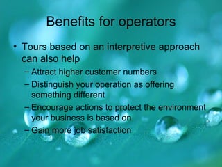 Interpretation in tourism | PPT