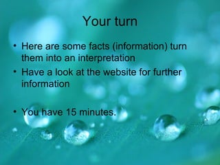 Interpretation in tourism | PPT