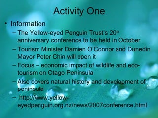 Interpretation in tourism | PPT