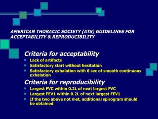 Interpretation OF PFT | PPT