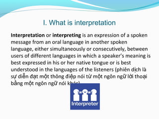 Interpretation | PPT