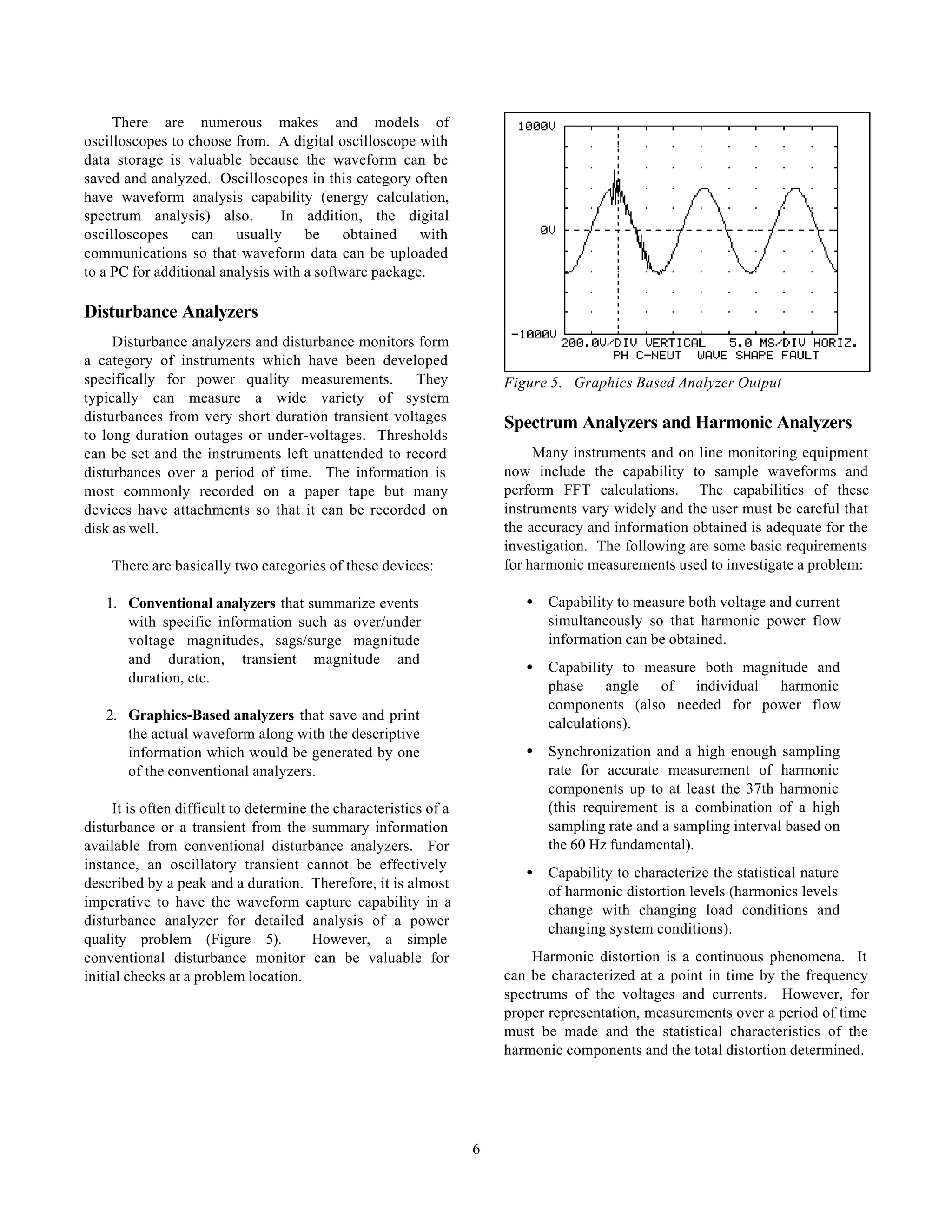 Interpretation and analysis of power quality measurements lo max | PDF