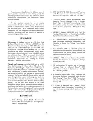 Interpretation and analysis of power quality measurements lo max | PDF