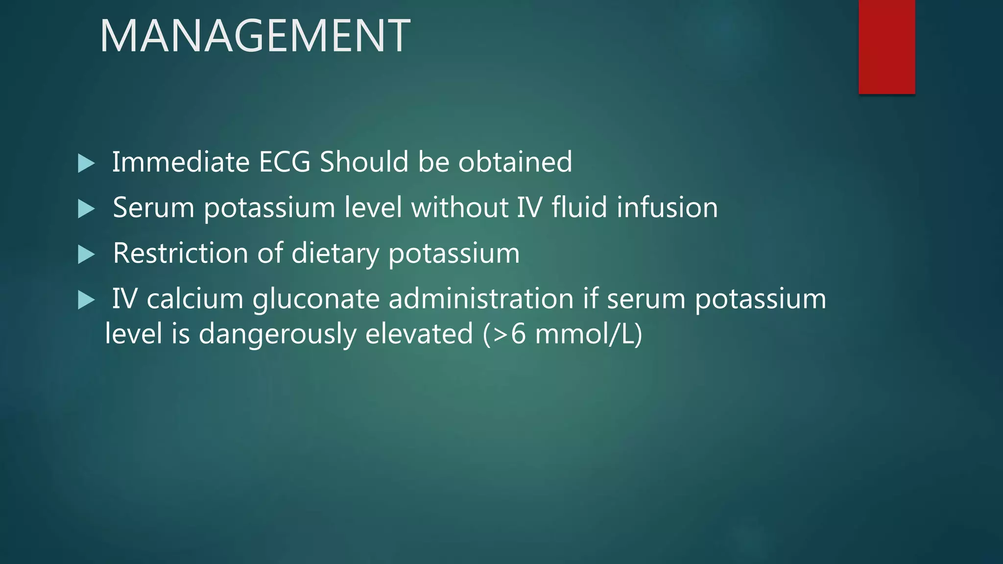 Interpretation and correction of given electrolyte abnormality | PPTX