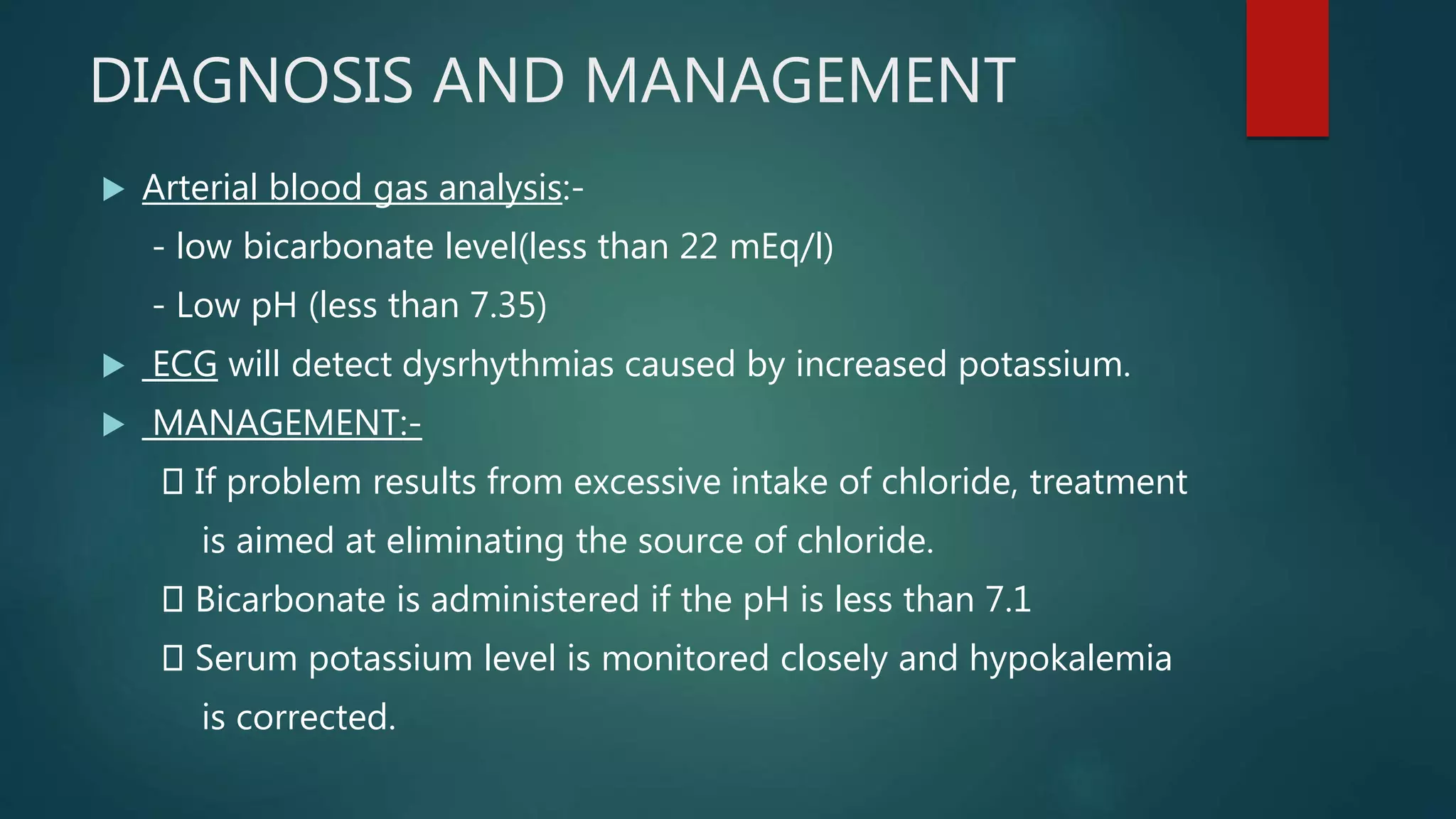 Interpretation and correction of given electrolyte abnormality | PPTX