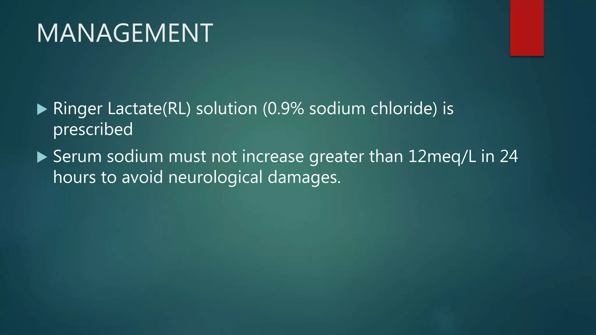Interpretation and correction of given electrolyte abnormality | PPTX