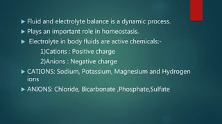 Interpretation and correction of given electrolyte abnormality | PPTX
