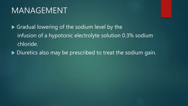 Interpretation and correction of given electrolyte abnormality | PPTX ...