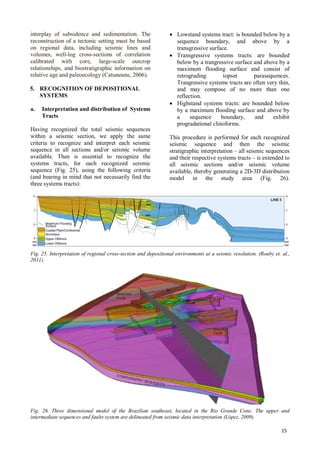 Interpretation and recognition of depositional systems using seismic data | PDF
