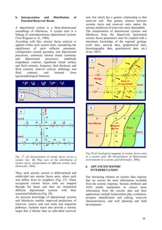 Interpretation and recognition of depositional systems using seismic data | PDF