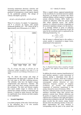 Interpretation and recognition of depositional systems using seismic data | PDF