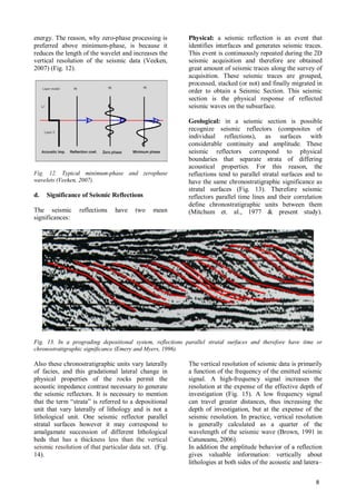 Interpretation and recognition of depositional systems using seismic data | PDF