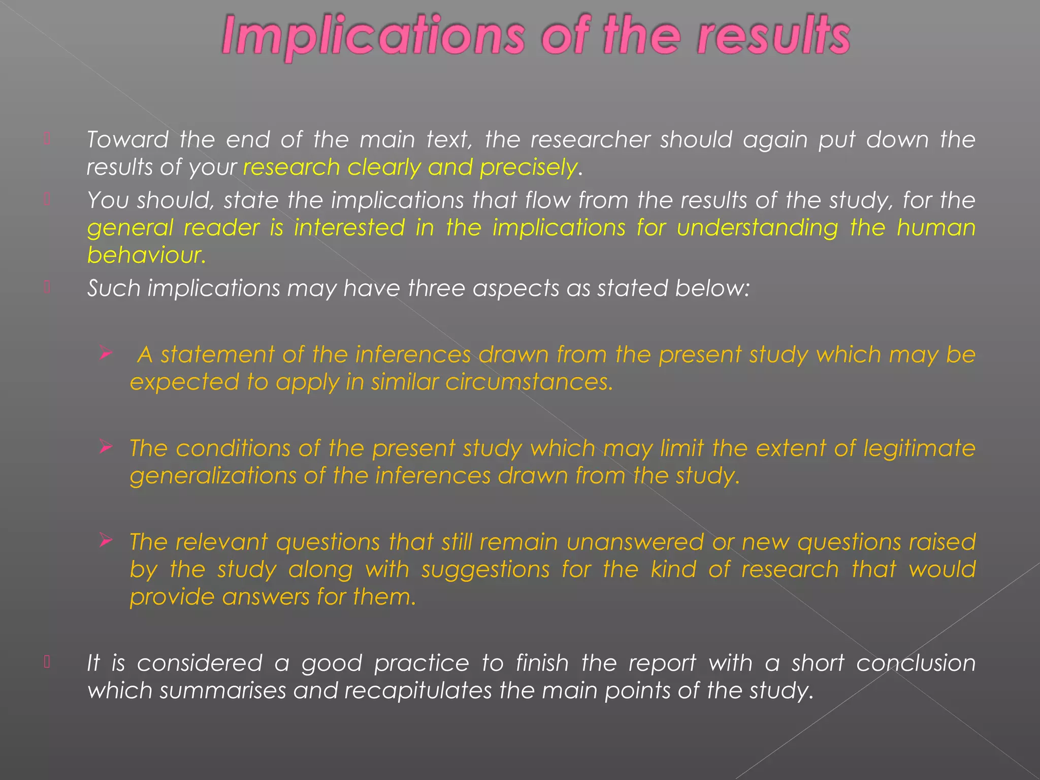 Interpretation and Report writing | PPT