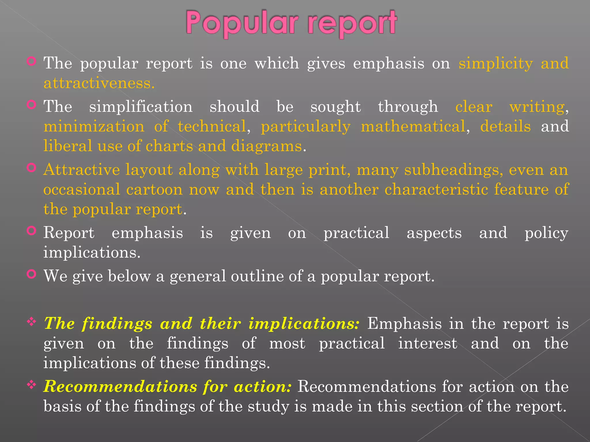 Interpretation and Report writing | PPT
