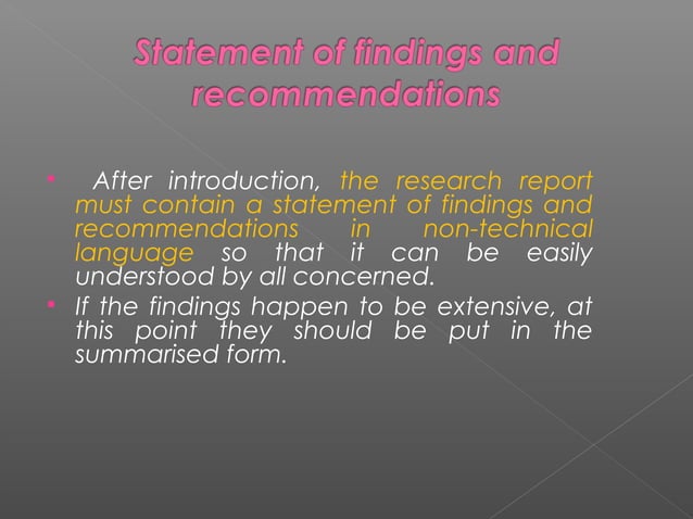 Interpretation and Report writing | PPT | Education