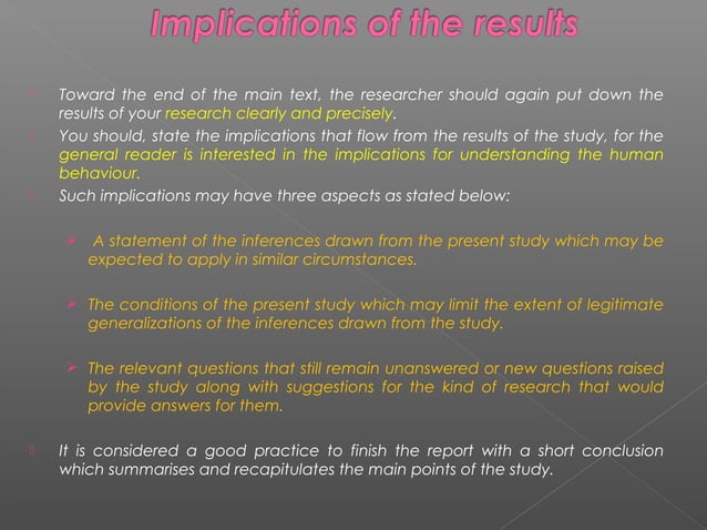 Interpretation and Report writing | PPT | Education