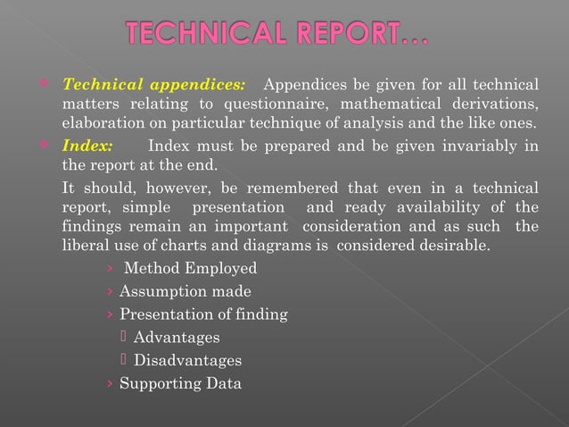 Interpretation and Report writing | PPT | Education