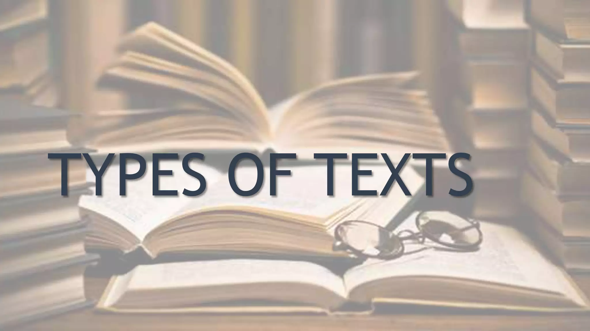 Types of text | PPTX