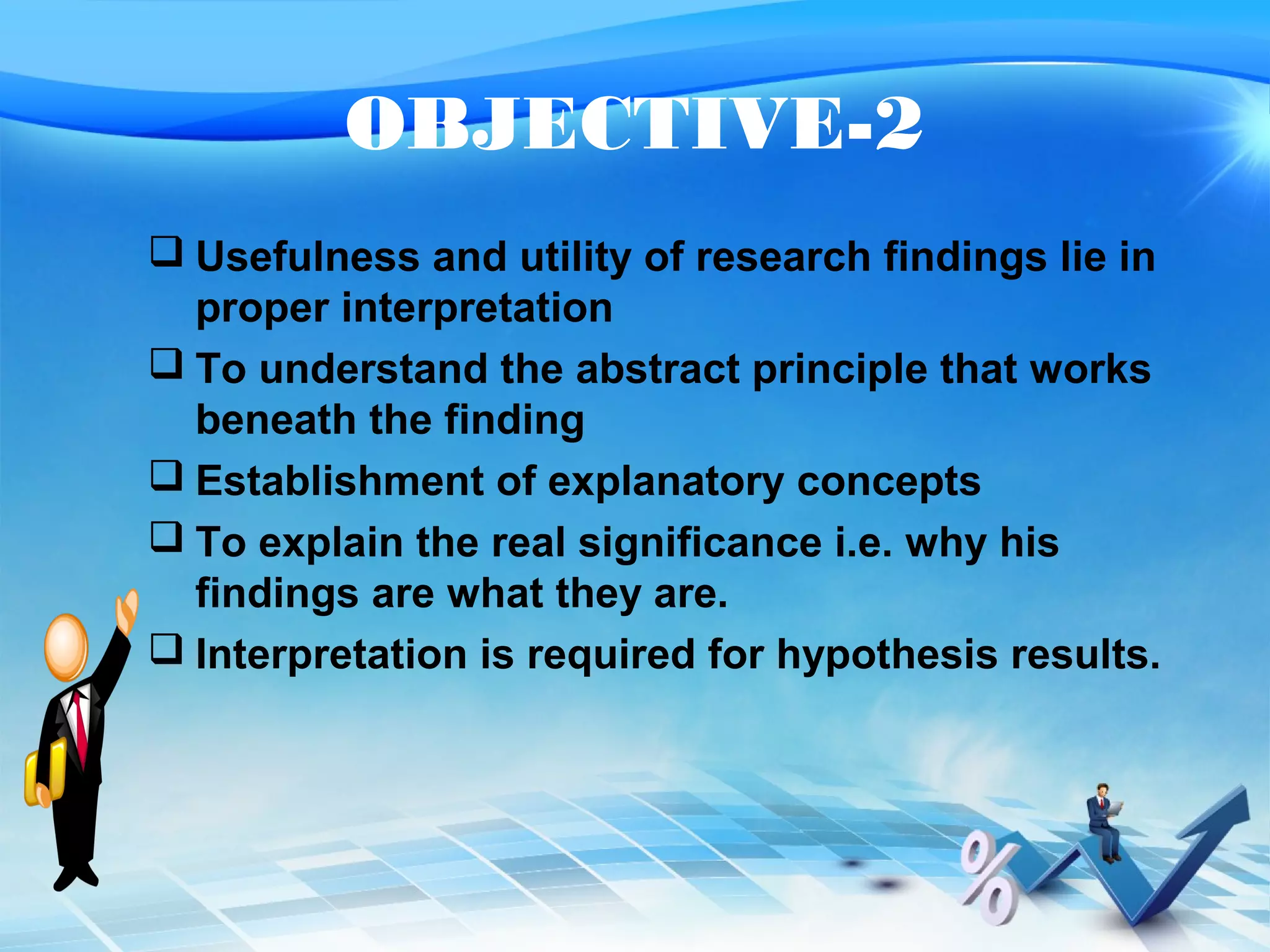 Interpretation in report writing in RM | PPT