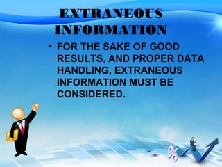 Interpretation in report writing in RM | PPT