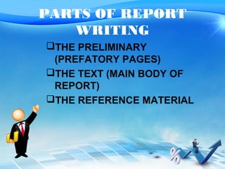 Interpretation in report writing in RM | PPT