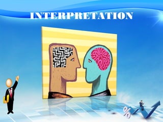 Interpretation in report writing in RM | PPT