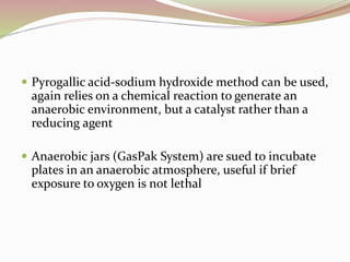 Interpretation of anaerobic condition | PPTX