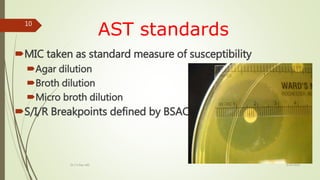 INTERPRETATION OF ANTIBIOGRAMS Trends of Change | PPTX