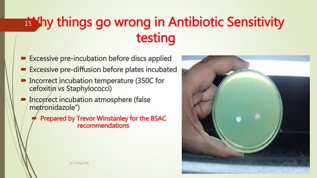 INTERPRETATION OF ANTIBIOGRAMS Trends of Change | PPTX | Infectious ...