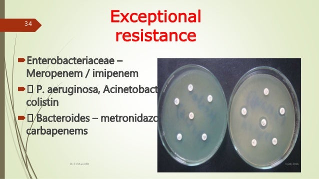 INTERPRETATION OF ANTIBIOGRAMS Trends of Change