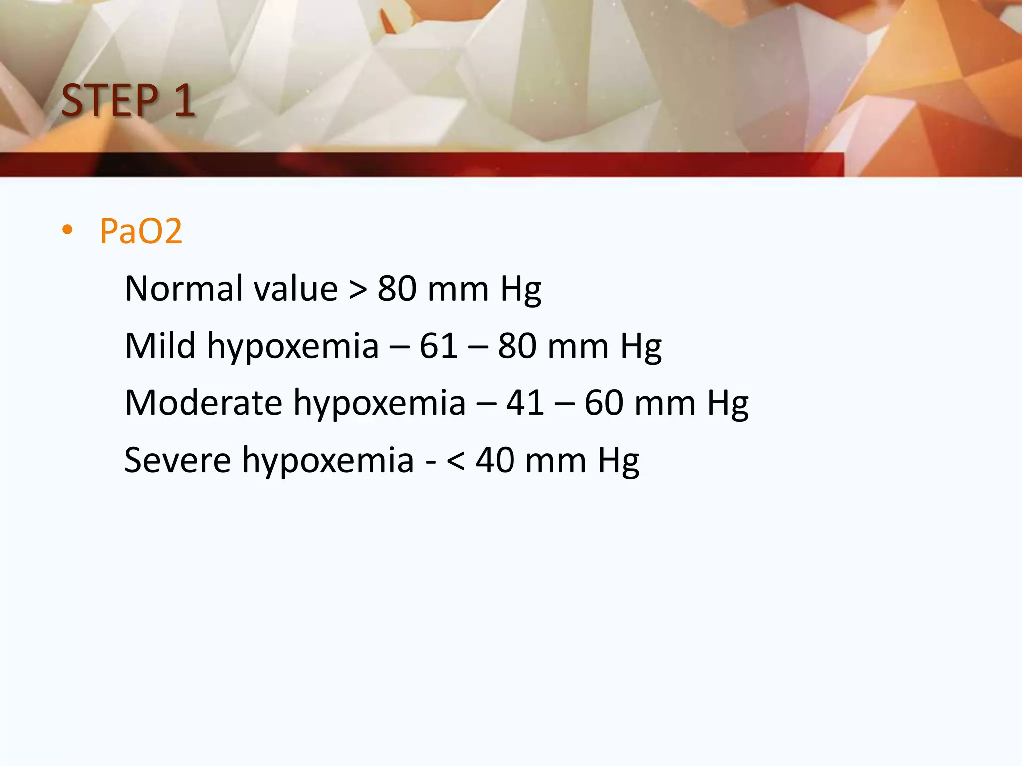 Interpretation of arterial blood gas | PPTX