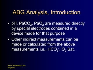 Interpretation of arterial blood gases:Traditional versus Modern | PDF