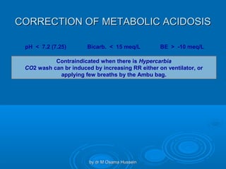 Interpretation of blood gases | PPT