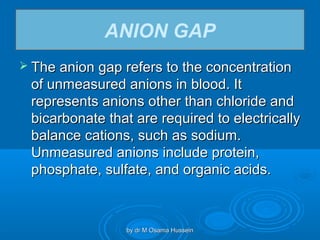 Interpretation of blood gases | PPT