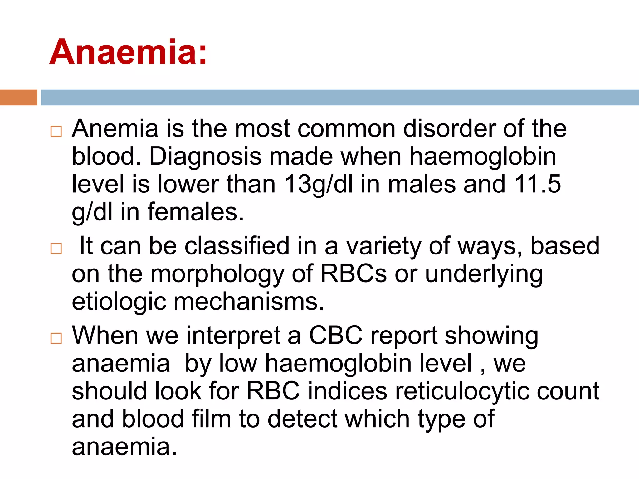 Interpretation of cbc | PPTX