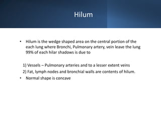 Interpretation of chest xray ppt | PPTX