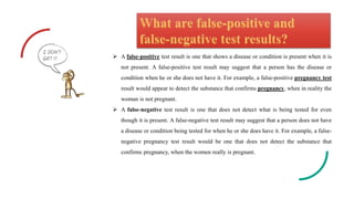 Interpretation of clinical laboratory test | PPTX