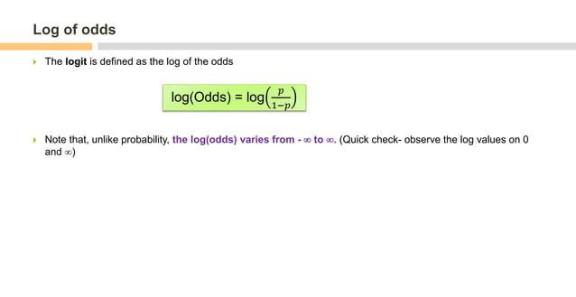 Interpretation Of Coefficients Linear And Logistic Regression Ppt