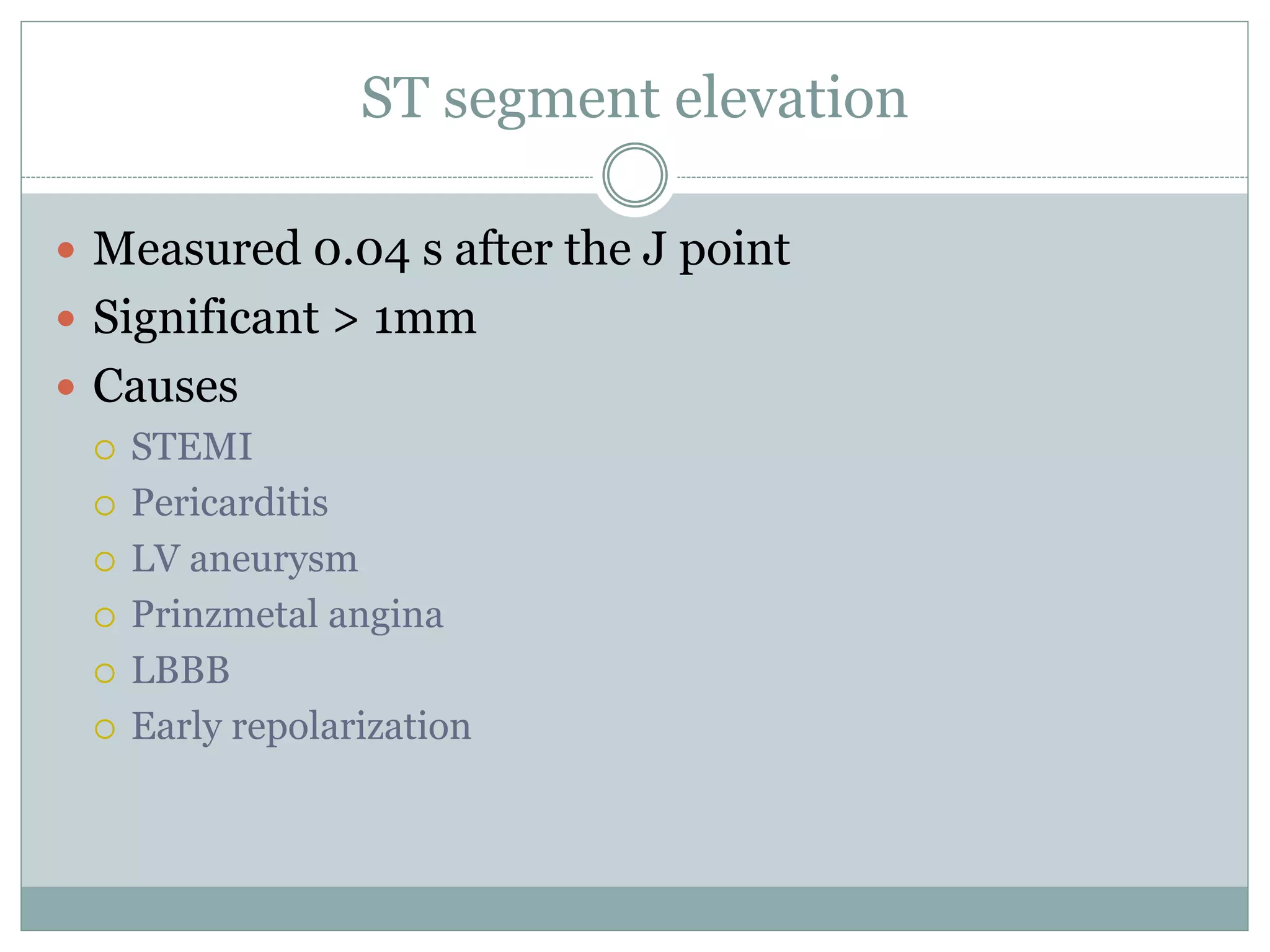 Interpretation of common ecg abnormalities | PPTX
