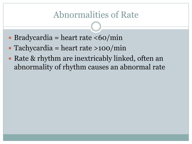 Interpretation of common ecg abnormalities | PPTX