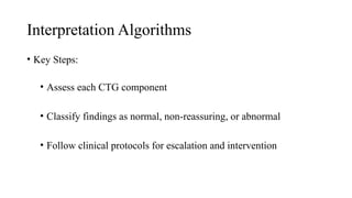 PRINCIPLES OF CARDIOTOCOGRAPHY IN OBSTETRICS AND GYNECOLOGY | PPTX