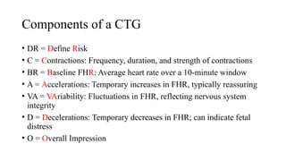 PRINCIPLES OF CARDIOTOCOGRAPHY IN OBSTETRICS AND GYNECOLOGY | PPTX